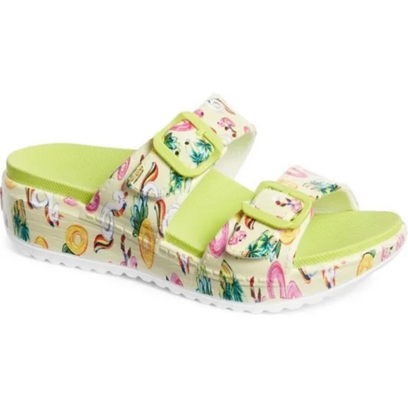 Dansko | Shoes | Dansko Kandi Pool Floats Molded Unicorn Flamingo Green ...